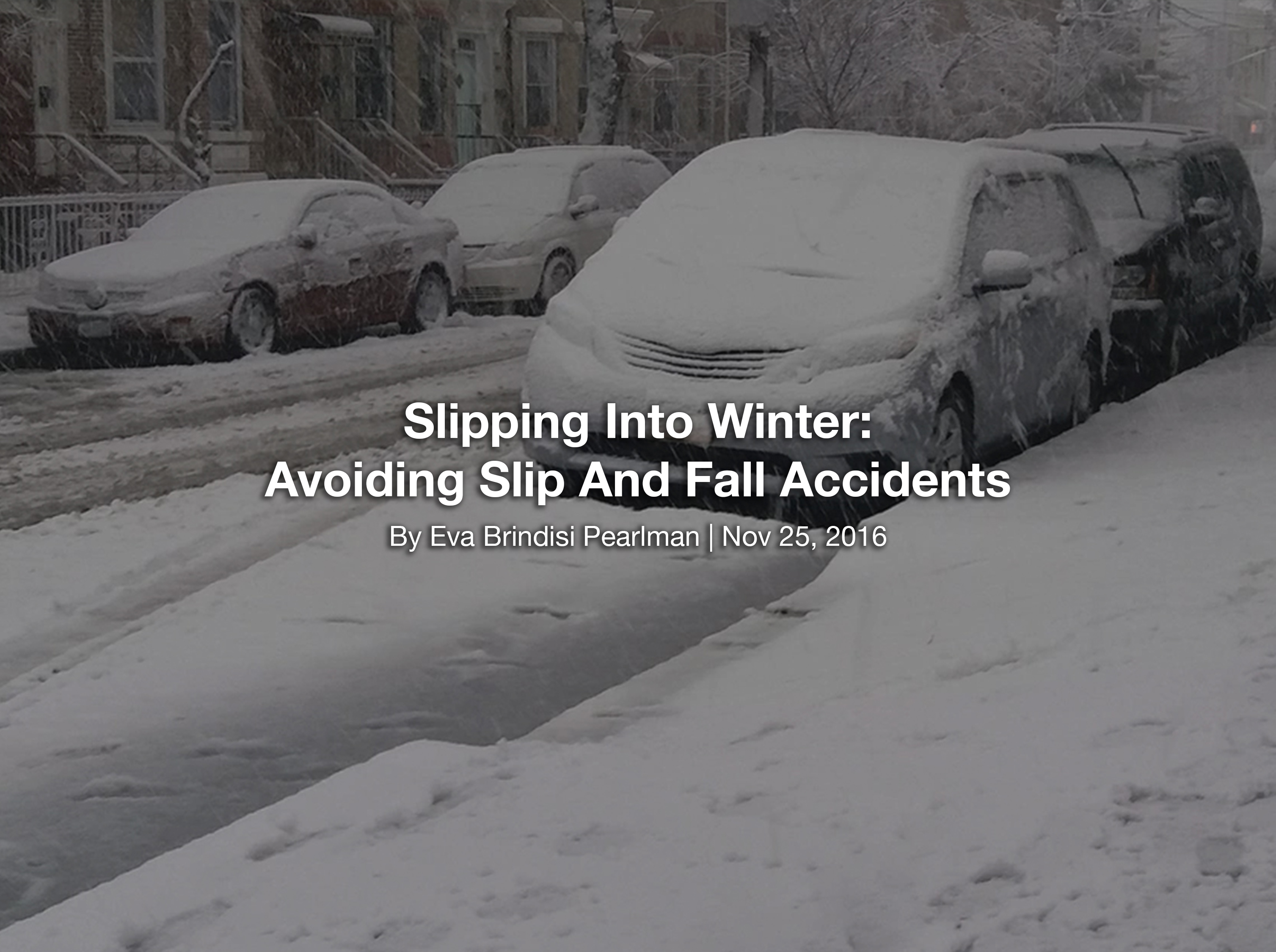 Slipping Into Winter: Avoiding Slip And Fall Accidents - Utica and ...
